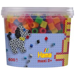 Hama B&uuml;gelperlen-Mix "Neonfarben", Maxi-Perlen