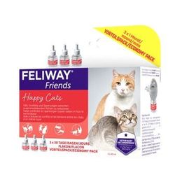 Feliway Friends 3x48ml Nachf&uuml;llflakon Vorteilspack reduziert Spannungen & Konflikte