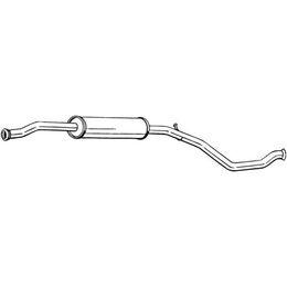 BOSAL Mittelschalld&auml;mpfer 285221 f&uuml;r Peugeot
