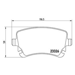 MAGNETI MARELLI Bremsbelagsatz, Scheibenbremse 363700485076 f&uuml;r SATURN VW SEAT Audi (FAW)