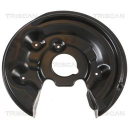 TRISCAN Spritzblech, Bremsscheibe 812529216 Hinterachse rechts f&uuml;r VW