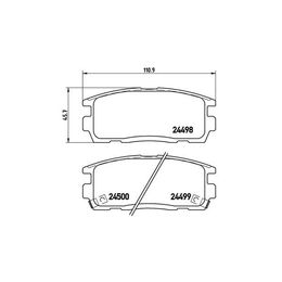 MAGNETI MARELLI Bremsbelagsatz, Scheibenbremse 363700410004 f&uuml;r Opel CHEVROLET PONTIAC SATURN Vaughall GM Suzuki