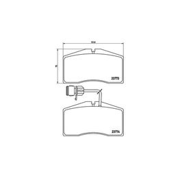 MAGNETI MARELLI Bremsbelagsatz, Scheibenbremse 363700485053 f&uuml;r VW