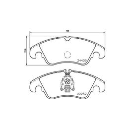 MAGNETI MARELLI Bremsbelagsatz, Scheibenbremse 363700485145 f&uuml;r VW Audi (SVW) (FAW)