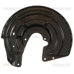 TRISCAN Spritzblech, Bremsscheibe 812538201 Hinterachse links f&uuml;r Peugeot