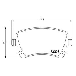 MAGNETI MARELLI Bremsbelagsatz, Scheibenbremse 363700485083 f&uuml;r VW