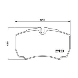 MAGNETI MARELLI Bremsbelagsatz, Scheibenbremse 363700506023 f&uuml;r Iveco SATURN