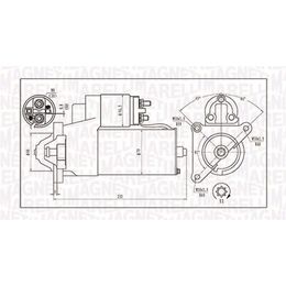 MAGNETI MARELLI Starter 063720373010 f&uuml;r Peugeot Fiat Citro&euml;n/Peugeot LANCIA MITSUBISHI Suzuki