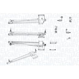MAGNETI MARELLI Wischergest&auml;nge 085570168010 vorne f&uuml;r Fiat
