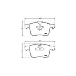 MAGNETI MARELLI Bremsbelagsatz, Scheibenbremse 363700459046 f&uuml;r Opel SAAB