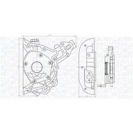 MAGNETI MARELLI &Ouml;lpumpe 351516000025 f&uuml;r Opel DAEWOO Vaughall CHEVROLET