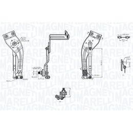 MAGNETI MARELLI Wischergest&auml;nge 085570712010 vorne f&uuml;r Fiat