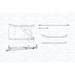 MAGNETI MARELLI Wischergest&auml;nge 085570760010 vorne f&uuml;r RENAULT DACIA