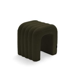 Drawer Polsterhocker, Gr&uuml;n, Textil, 41x42x35 cm, Wohnzimmer, Hocker, Sitzhocker