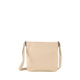 Tom Tailor Damen TTROSA S Umh&auml;ngetasche in Canvas-Optik, beige, Uni, Gr. ONESIZE