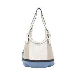 Tom Tailor Damen TTJUNA S Shopper mit Colour Blocking, blau, Colour Blocking, Gr. ONESIZE