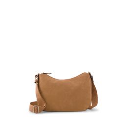 Tom Tailor Damen TTYARA S Umh&auml;ngetasche mit bedrucktem Webriemen, braun, Uni, Gr. ONESIZE