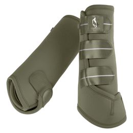 ESKADRON Classic Sports Gamaschen Pro Dressage, f&uuml;r die Hinterbeine gr&uuml;n Pony