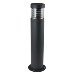 Sockelleuchte Heitronic "Kresos", grau (anthrazit), H:26cm &Oslash;:12cm, Leuchten, Sockelleuchte, Au&szlig;enlampe, klarer 360-Lichtaustritt