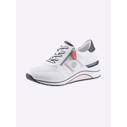 Sneaker Remonte, Damen, Gr. 37, blau (wei&szlig;, marine), Synthetik, Schuhe Sneaker