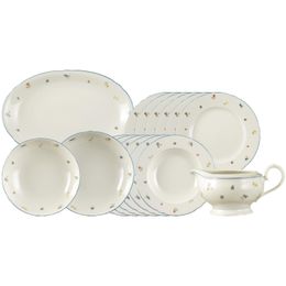 Geschirr-Set Seltmann Weiden "Tafelservice Marieluise Streublumen 16er Set bunt", bunt, 16, Porzellan, Geschirr-Sets, Geschirr-Set, Sp&uuml;lmaschinengeeignet, Mikrowellengeeignet, Ofenfest, Salamandergeeignet, K&uuml;hlschrankgeeignet, Gefrierschrankgeeignet