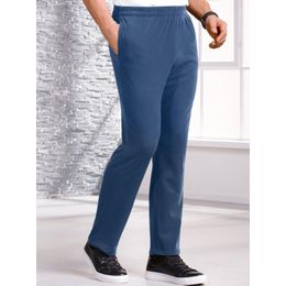 Fleecehose CLASSIC, Herren, Gr. 56/58, Normalgr&ouml;&szlig;en, blau, 100% Polyester, unifarben, lang, Hosen Fleecehose