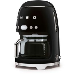 Smeg Filterkaffeemaschine "DCF02BLEU", schwarz, 1,4 l, 10, Kaffeemaschinen
