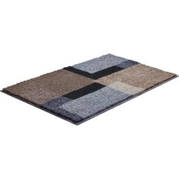 Badematte Grund "Atala", grau (taupe), H:20mm, Polyacryl, Badematten, Badematte