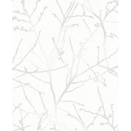 Vliestapete SUPERFRESCO EASY "Innocence", wei&szlig;, B:0,52m L:10m, Vlies, Tapeten, Schimmer, 1000 cm L&auml;nge