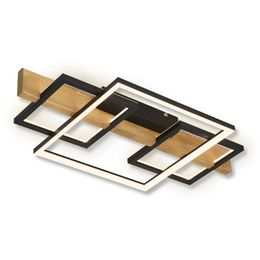 Briloner Leuchten Deckenleuchte "CADRE Deckenleuchte", schwarz, Leuchten, Deckenleuchte