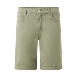 Shorts AENGELS "AENGELS Bermuda", Damen, Gr. 36, Normalgr&ouml;&szlig;en, eucalyptus, 97% Baumwolle, 3% Elasthan, unifarben, slim fit, Hosen Shorts