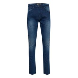 Slim-fit-Jeans Blend "Slim Fit Jeans BHJet", Damen, Gr. 27, L&auml;nge 32, blau (denim middle blau), Obermaterial: 99% Baumwolle CO. 1% Elasthan EL., Jeans Slim-fit-Jeans