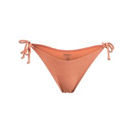 Bikini-Hose Roxy "Coconut Crew", Damen, Gr. XS, US-Gr&ouml;&szlig;en, beige (cedar wood), Obermaterial: 78% Nylon, 17% Nylon, 4% metallisierte Fasern, 1% Elasthan., Badehosen Bikini-Hose
