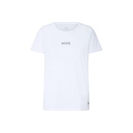Rundhalsshirt North Bend "Rundhalsshirt NBKunt", Damen, Gr. 36, wei&szlig;, Obermaterial: 60% Baumwolle CO. 40% Polyester PES., Shirts Rundhalsshirt