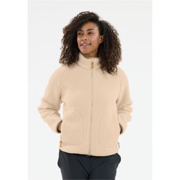Fleecejacke WHISTLER "Pioneer", Damen, Gr. 36, hellbeige, 100% Polyester, unifarben, normal, hoch geschlossener Ausschnitt, Jacken Fleecejacke, mit atmungsaktiver Eigenschaft