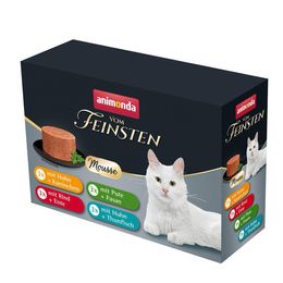 animonda vom Feinsten Adult Mousse-Vielfalt Katzen-Nassfutter getreidefrei 24x85g