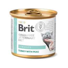 Brit Vet Diet Cat Cans Struvite Katzen-Nassfutter getreidefrei 6x200 g