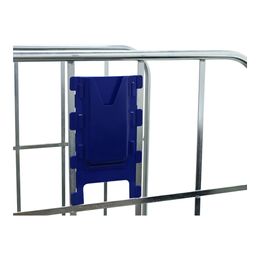 HMH Kartentasche KU blau f&uuml;r rolltainer&reg; Seitengitter nachr&uuml;stbar ; E. S. B. (KATA5010)