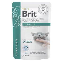 Brit Vet Diet Cat Fillets in Gravy Sterilised Katzen-Nassfutter getreidefrei 12x85 g