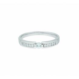 Adelia&acute;s Fingerring ADELIA&acute;S "Damenring 925 Silber mit Zirkonia &ndash; Silberring" Gr. 52, silber, Fingerringe, Damen, 52, Silber 925 (Sterlingsilber), Fingerring, Silberring