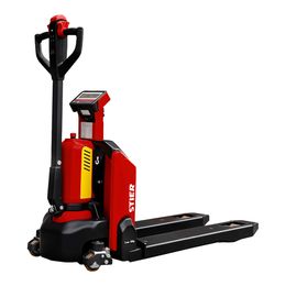 STIER Elektro-Hubwagen EZY-15 mit Waage Tragkraft 1500kg Gabell&auml;nge 1150mm (907282)