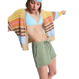 Bermudas Roxy "Surf Stoked", Damen, Gr. L, olivgr&uuml;n, Obermaterial:80% Baumwolle, 20% Polyester., Hosen Bermudas