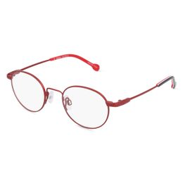 Fielmann OU 055 CL Brille Teenager | Fassung: Vollrand, Panto, Rot Matt