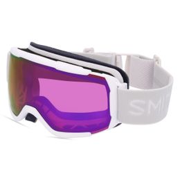 Smith SHOWCASE OTG | Skibrillen Damen | Fassung: Acetat Wei&szlig; | Glasfarbe: Violett
