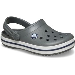 Clog Crocs "Crocband Clog", Jungen, Gr. 22, grau (slate grau), Croslite&trade;, Schuhe Clog, Sandale, Sommerschuh, Badeschuh mit L&uuml;ftungs&ouml;ffnungen