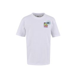 T-Shirt Karl Kani "Karl Kani Kani Patches T-Shirt Junior", M&auml;dchen, Gr. 110/116, wei&szlig;, 100% Baumwolle, bedruckt, normal, Rundhals, Shirts T-Shirt