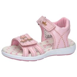 Sandale Lico "Sandale Madita V", M&auml;dchen, Gr. 26, rosa, Leder, Schuhe Sandale