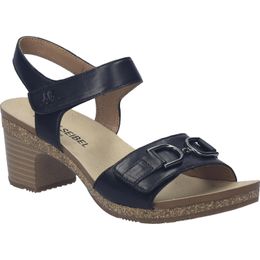 Sandale Josef Seibel "Grace 05, schwarz", Damen, Gr. 41, schwarz, Obermaterial: 100% Rindsleder Leather cow., Schuhe Sandale