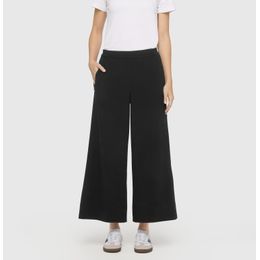 Stretch-Hose MAC "CORALIE cropped", Damen, Gr. 36, N-Gr, schwarz, Web, Obermaterial: 91% Polyester, 9% Elasthan, unifarben, bequem kn&ouml;chelfrei, Hosen, Elastischer Bund, bequeme Passform