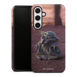 DeinDesign Galaxy S24+ Handy Panzer Handyh&uuml;lle robuste Outdoor H&uuml;lle Schutzh&uuml;lle gl&auml;nzend The Child Star Wars Baby Yoda Tough Case